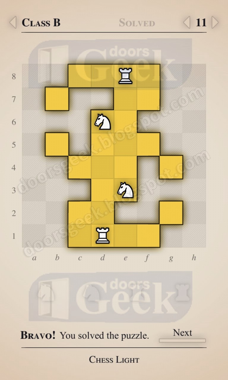 Chess Light [Class B] Level 11 ~ Doors Geek